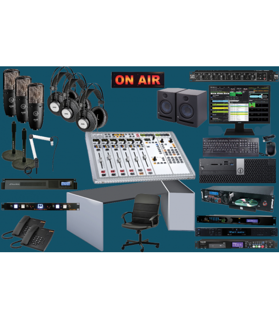 Complete FM Radio Studio Packages - Teko Broadcast Store