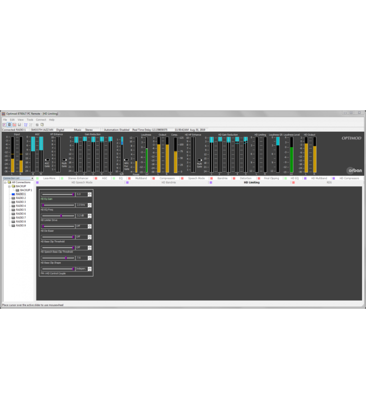 8700i LT OPTIMOD ORBAN PROCESSOR BROADCAST FM AUDIO-TEKO BROADCAST